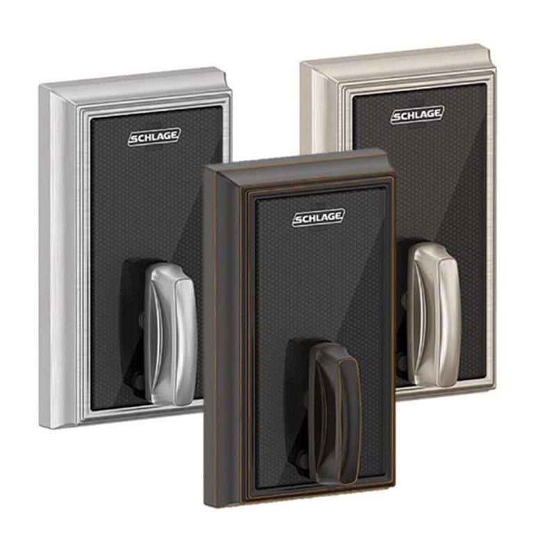 Schlage Smart Control Deadbolt Lock BE467F ADD Engage-Bluetooth Multi ...