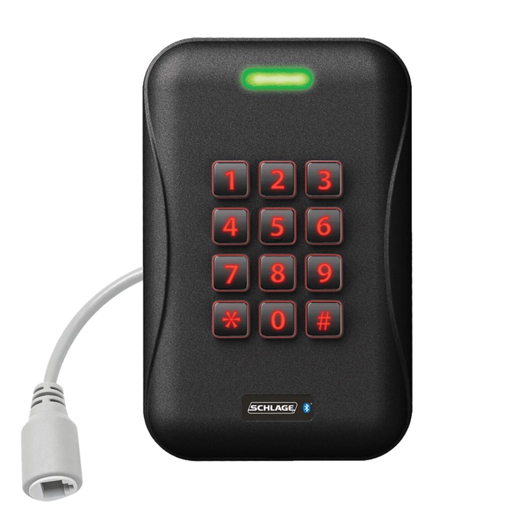 Schlage RCK15 Single Gang Wall Mount IP Reader Controller with Keypad ...